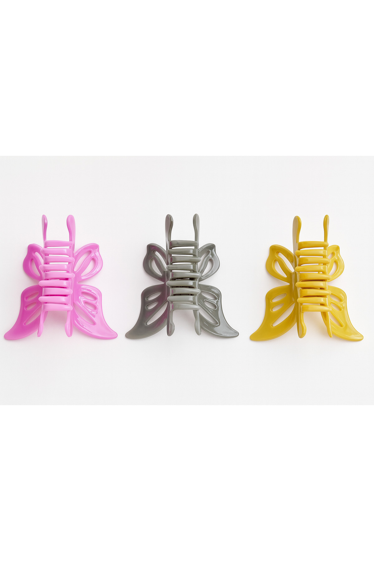 Srctech 3'lü Karışık Renk Kelebek Figürlü Mandal Toka Set - Fiyatı, Yorumları