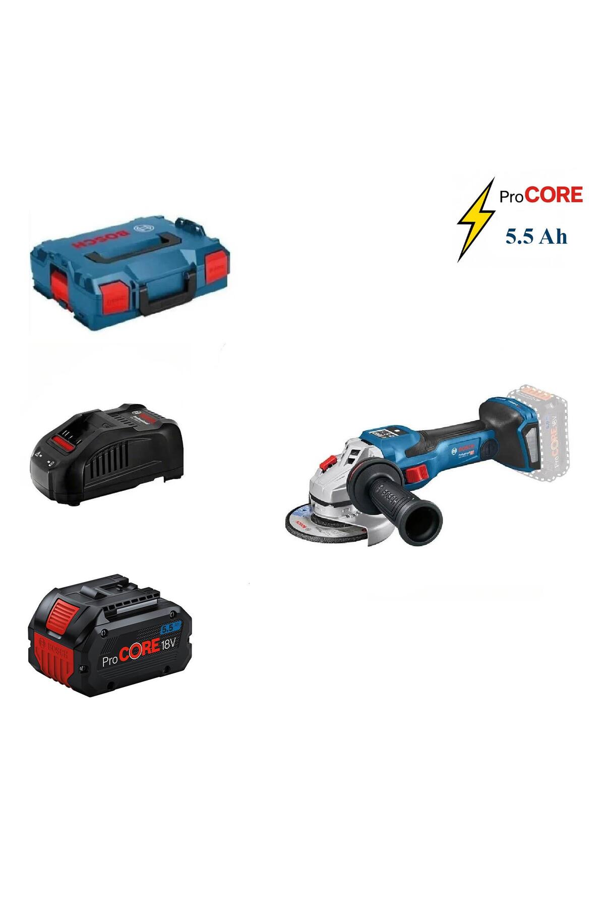 Bosch GWS 18V-15 SC 1x5,5 Ah ProCORE Akülü Taşlama - Fiyatı, Yorumları