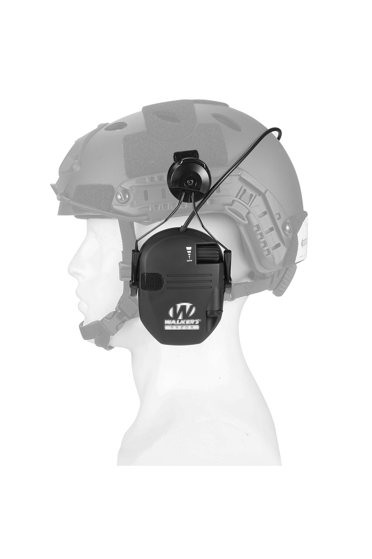 Choice BLACK Electronic Shooting Headset Helmet Mounted Version Hunting ...