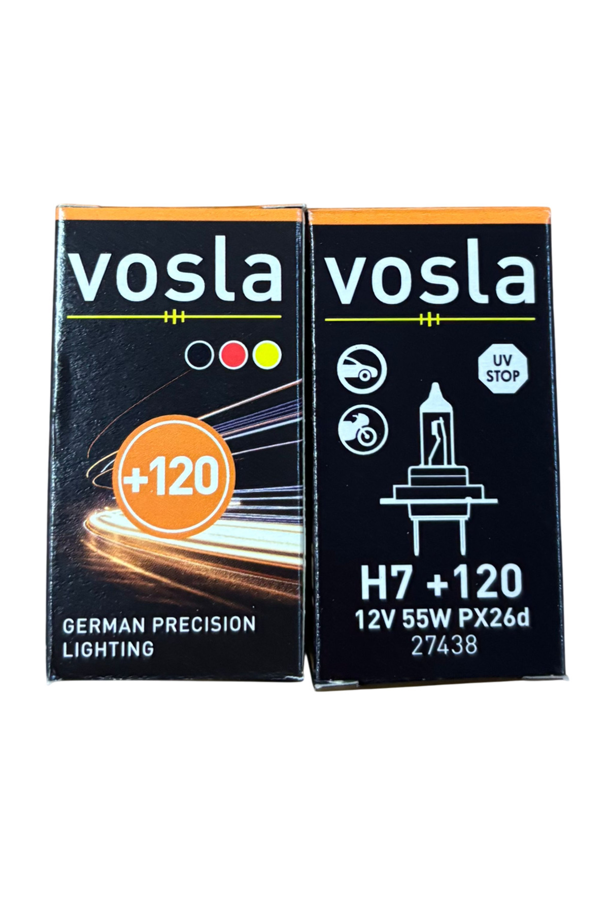 VOSLA Far Ampulü H7 %120 Arttırılmış 12V 55W Alman Malı 2 Adet ...