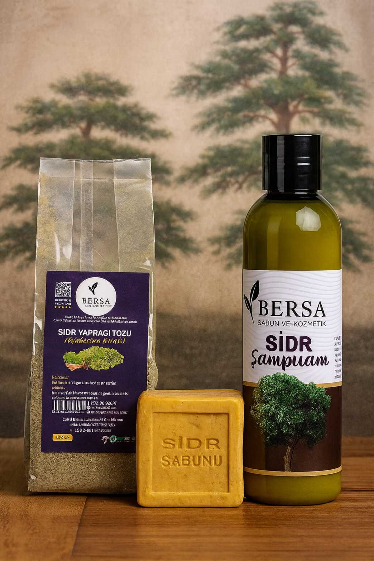 Home Original Sidr Shampoo 400 ml + Sidr Leaf Powder 100 Gr + Sidr Soap ...