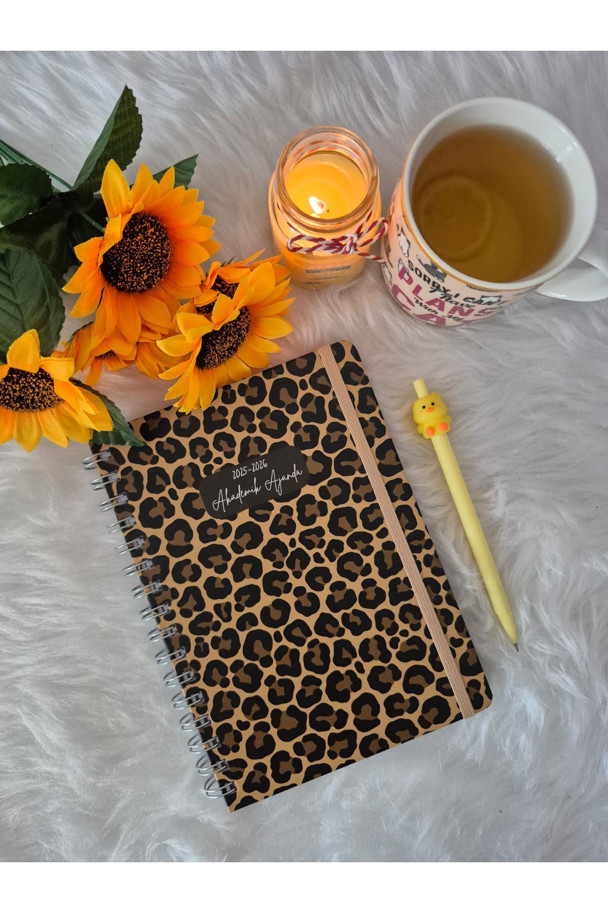 Crow Notebook 2025-2026 A5 Leopar Akademik Ajanda 15x21 Cm - 107 Ad ...