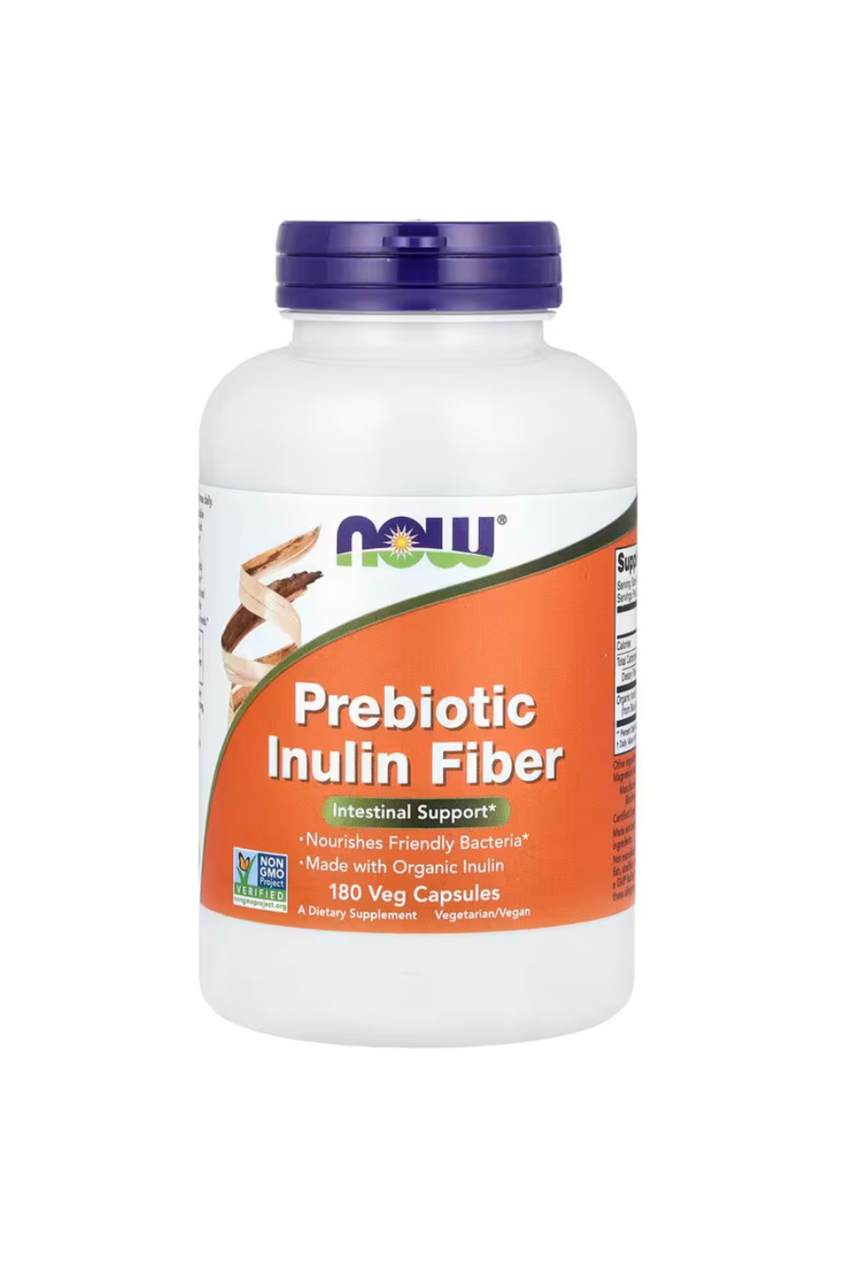 Now Foods , Prebiotic Inulin Fiber, 180 Veg Capsules (650 mg per Capsule) - Fiyatı, Yorumları