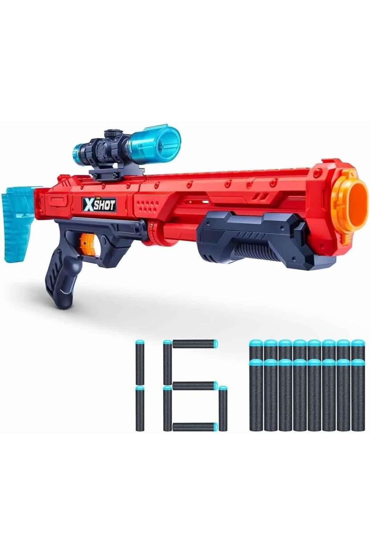 Hepta Collection X Shot Excel Hawk Eye 16 Mermili Sünger Dart Atan ...