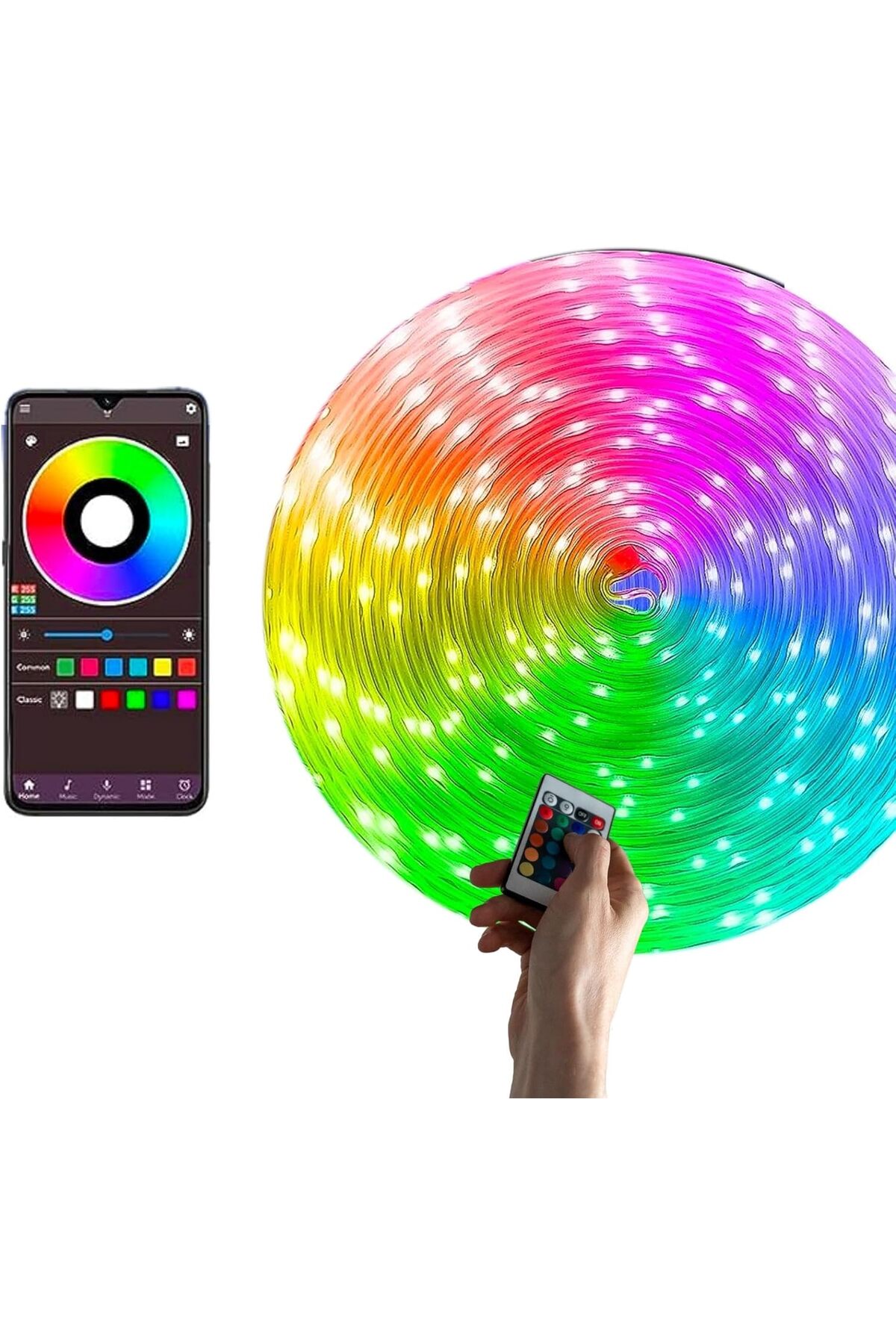 Hepta Collection Amber LED Pixel Rgb Magic Peri ışık - 5v Usb Girişli ...