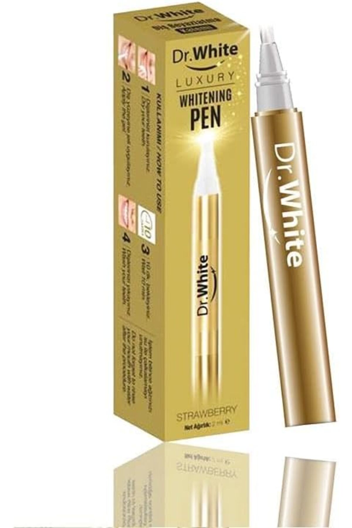 Hepta Collection Dr.White Diş Beyazlatma Kalemi 2 Ml Altın (Çilek ...