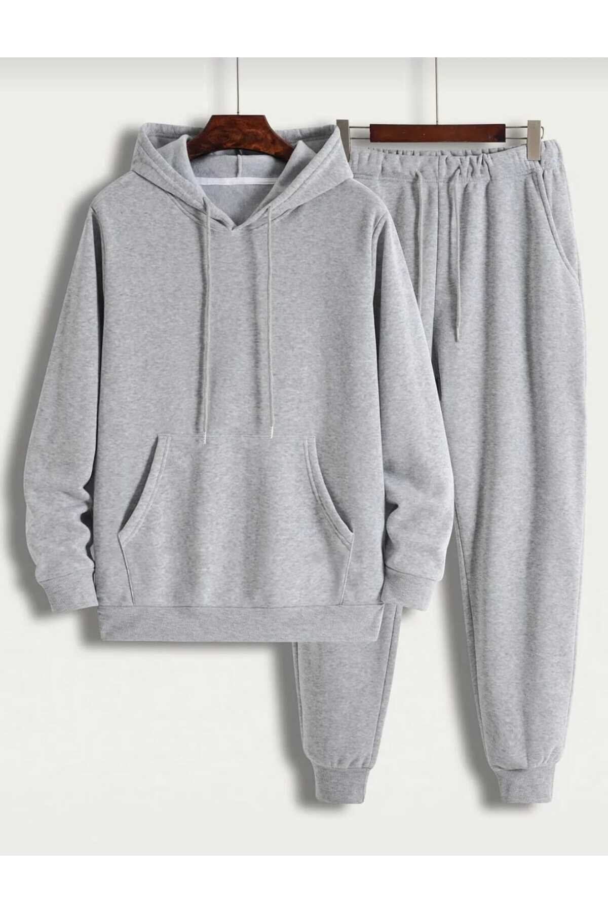 PERISENSE Hooded Oversize Unisex Tracksuit Set- Trendyol