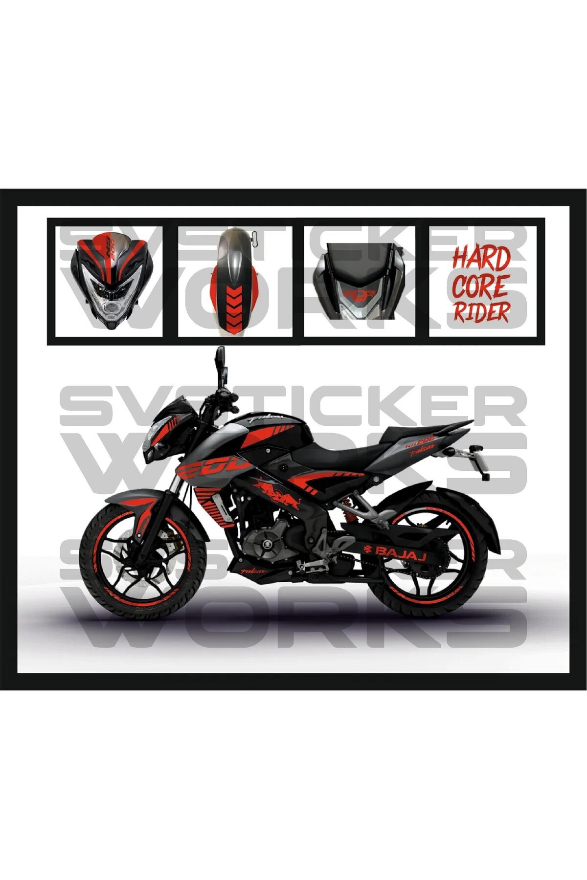 ARONA BAJAJ Pulsar Sticker Set NS200 Özel Sticker Seti Tüm Yıllara ...