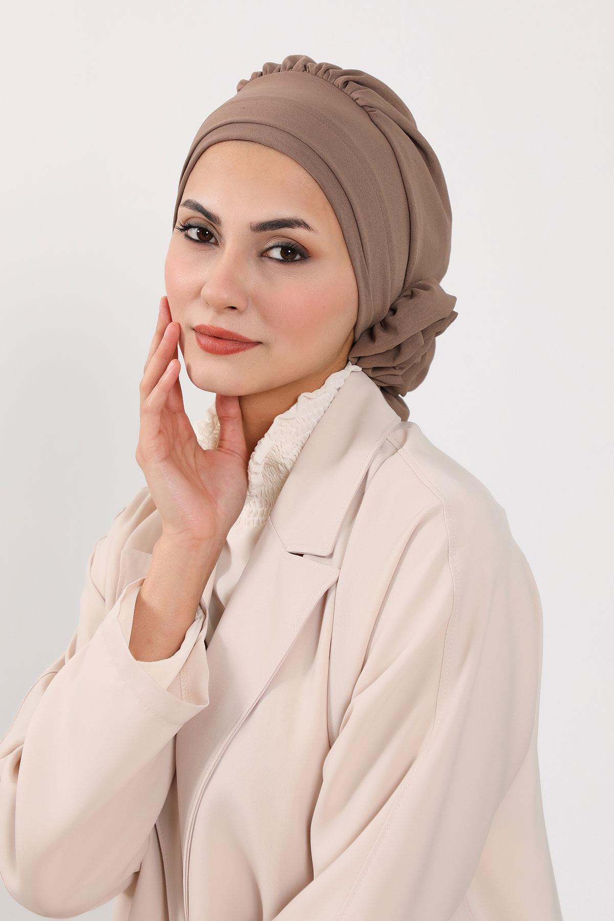 Aisha's Design Aerobin Kumaş Hazır Türban,HT-92,Çikolata - Fiyatı ...