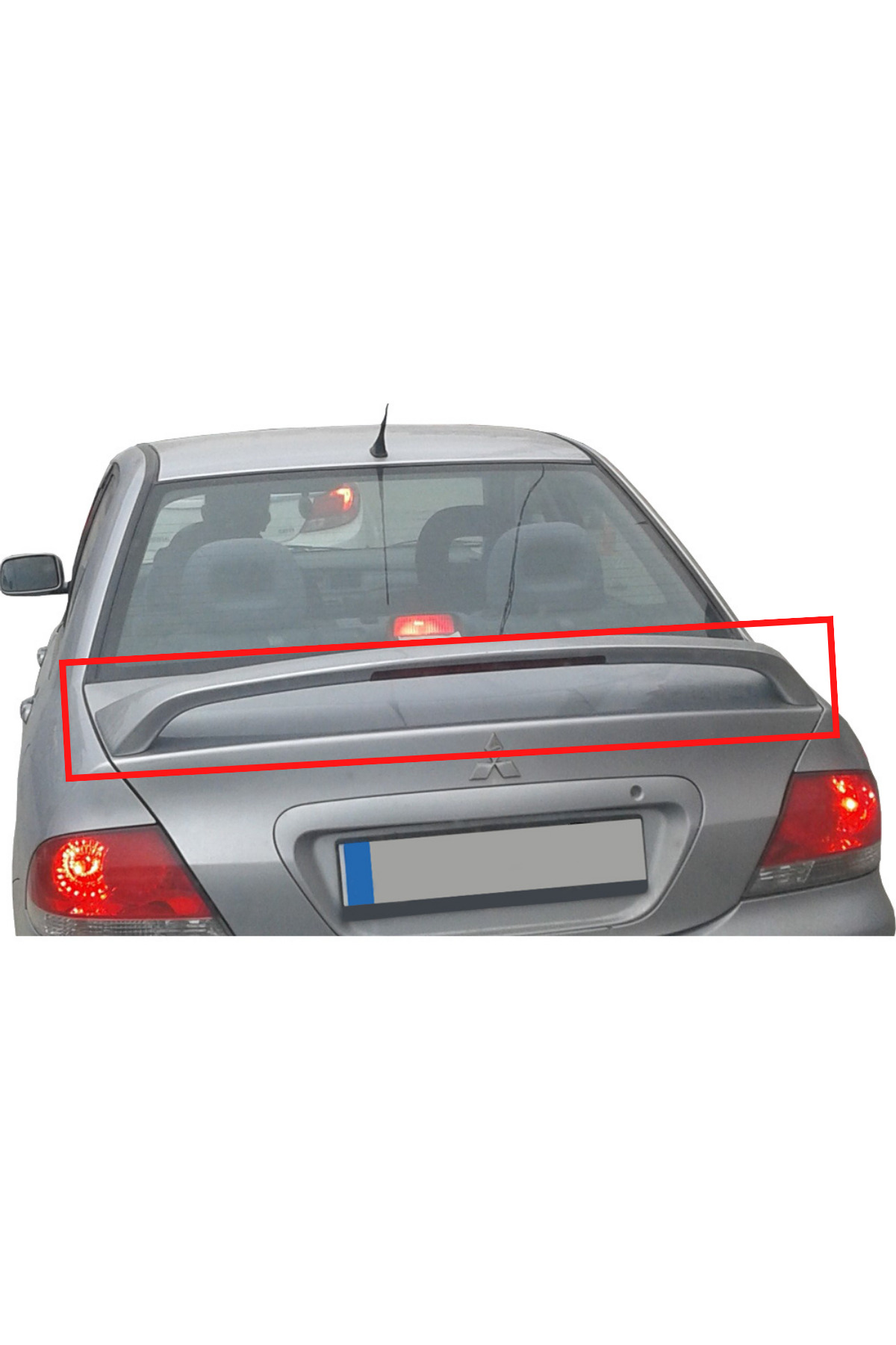 TÜRKSET Lancer 2005 Kasa Fiber Işıklı Spoiler Parlak Siyah Boyalı ...