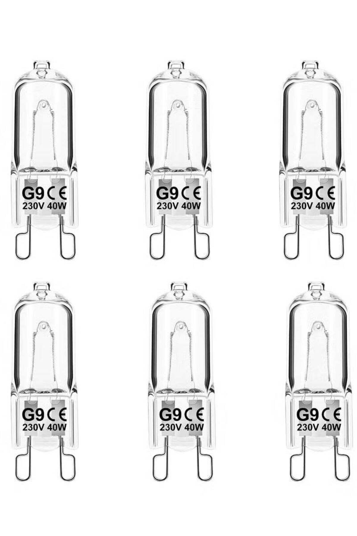 Generic G9 Halogen Light Bulbs, G9 40W Halogen Bulbs, 2700K Warm White ...