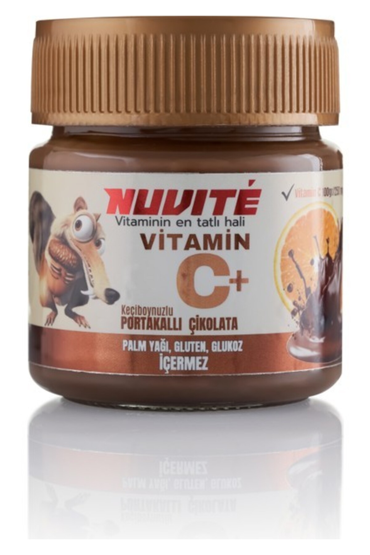 NUVITE C+ Portakallı Keçiboynuzlu Vitaminli Sürülebilir Çikolata 200Gr ...