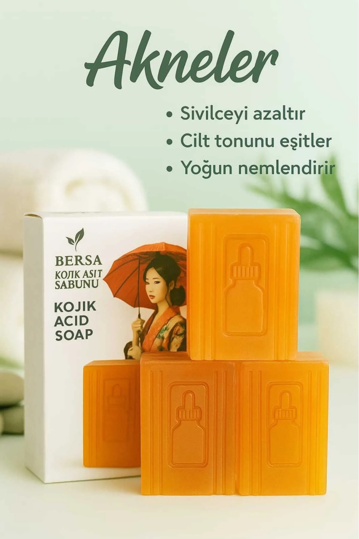 Home Kojik Asit Sabunu 110-120 gr Zerdeçallı Doğal Leke Karşıtı ...