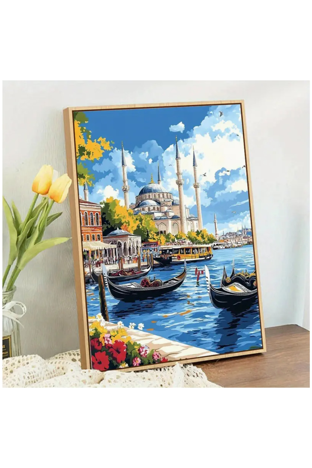 ŞAN ART DESİGN İSTANBUL ORTAKÖY 5D ELMAS MOZAİK PUZZLE BOYAMA SETİ 30 ...