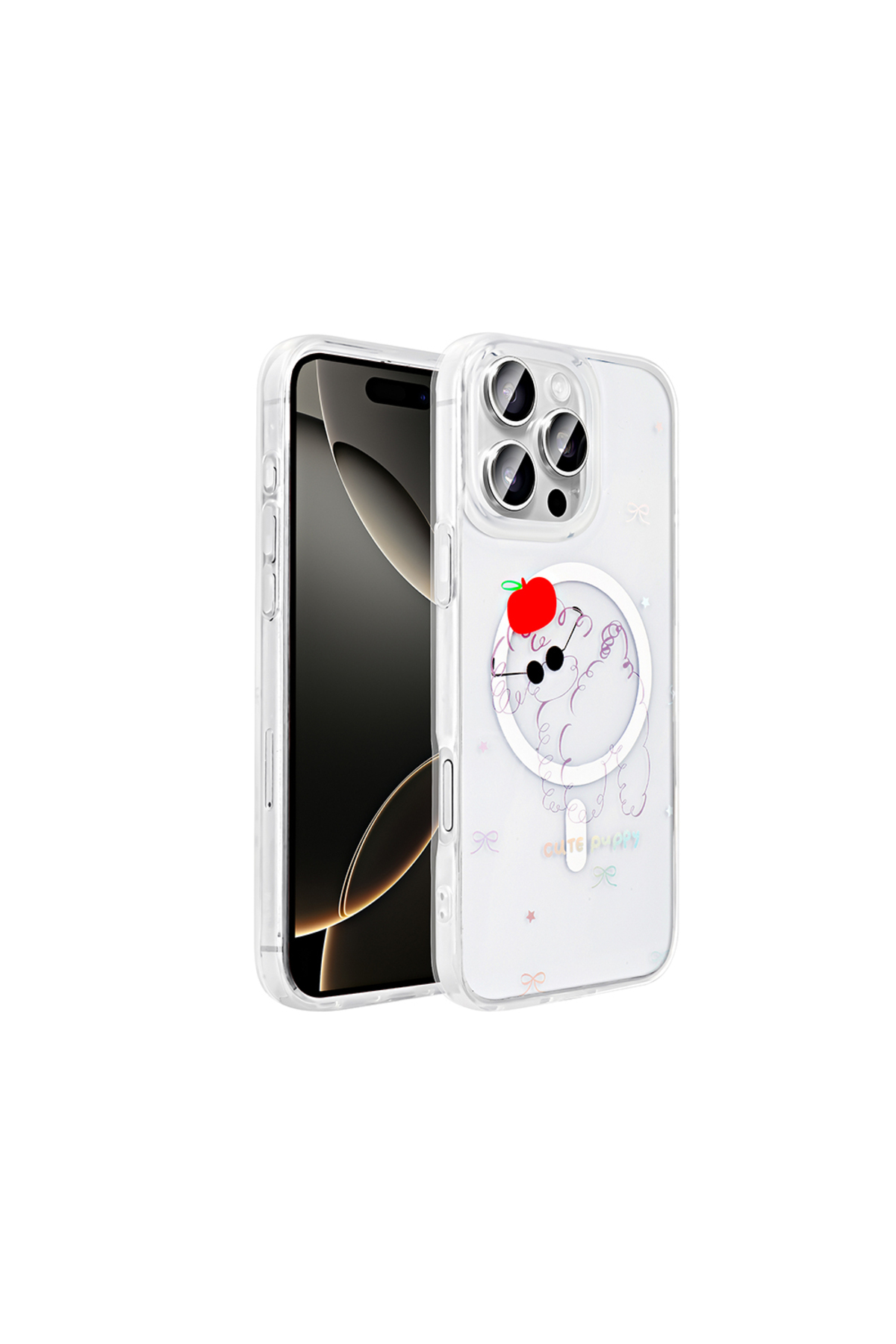 TechTrove iPhone 16 Pro Max Kılıf M-Safe Şarj Özellikli Şeffaf Zore ...