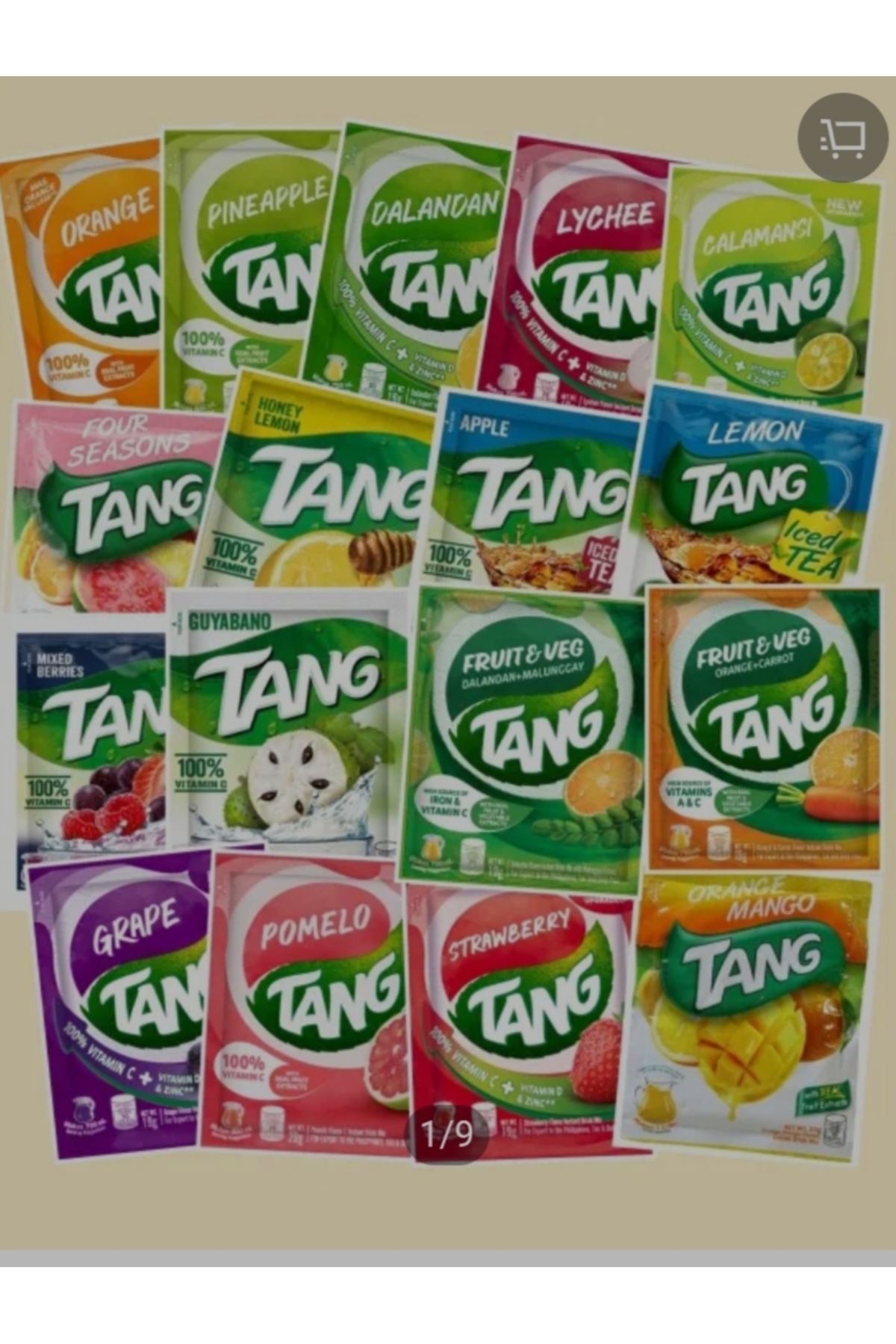 TANG Toz İçecek Karışık 12 gr x 12 Adet - Fiyatı, Yorumları