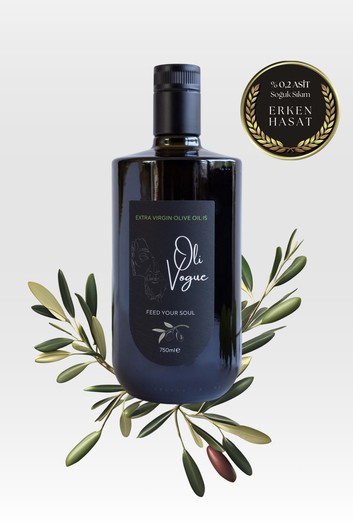 Oli Vogue Extra Virgin Olive Oil Olivogue 1st. Date Erken Hasat Naturel ...