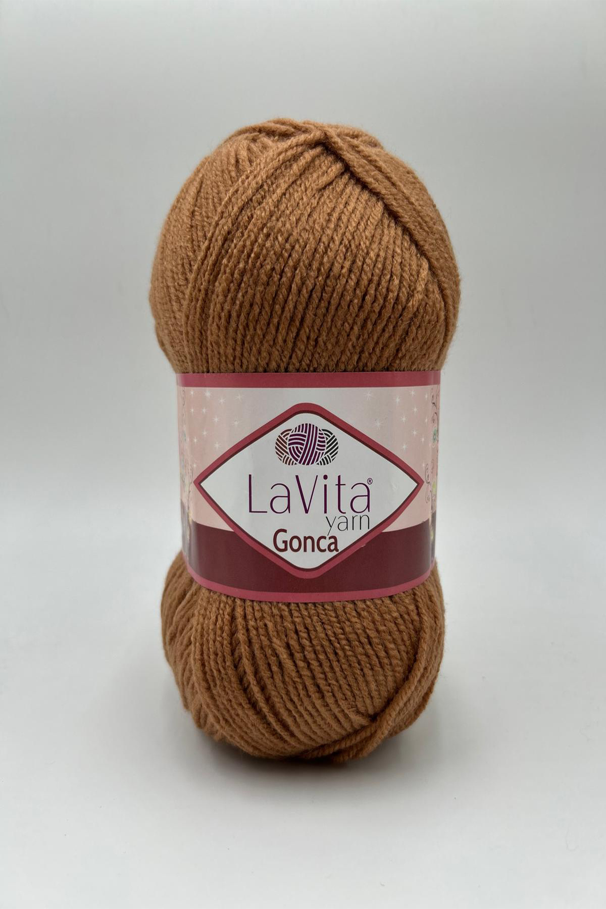 LaVita Yarn Gonca El Örgü İpi %100 Akrilik 100gr (7211 SÜT KAHVE ...