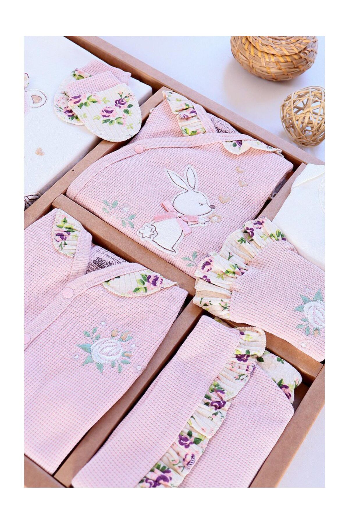 Butik KIZ BEBEK PAMUKLU - ANTİALERJİK HASTANE ÇIKIŞI - YENİDOĞAN SET ...