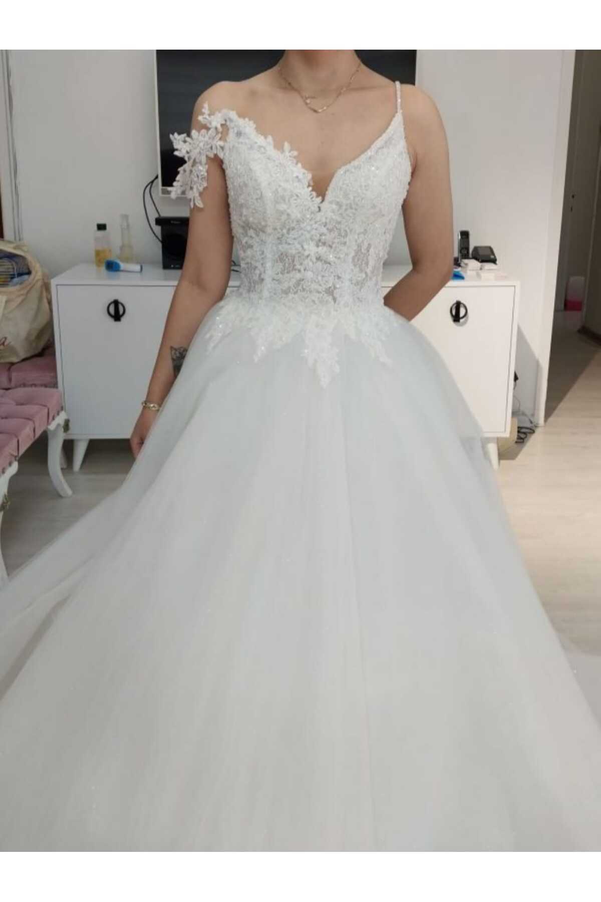 Zeliza Moda Evi Helen Model Helen Etek Boncuklu Güpür Dantel ve ...