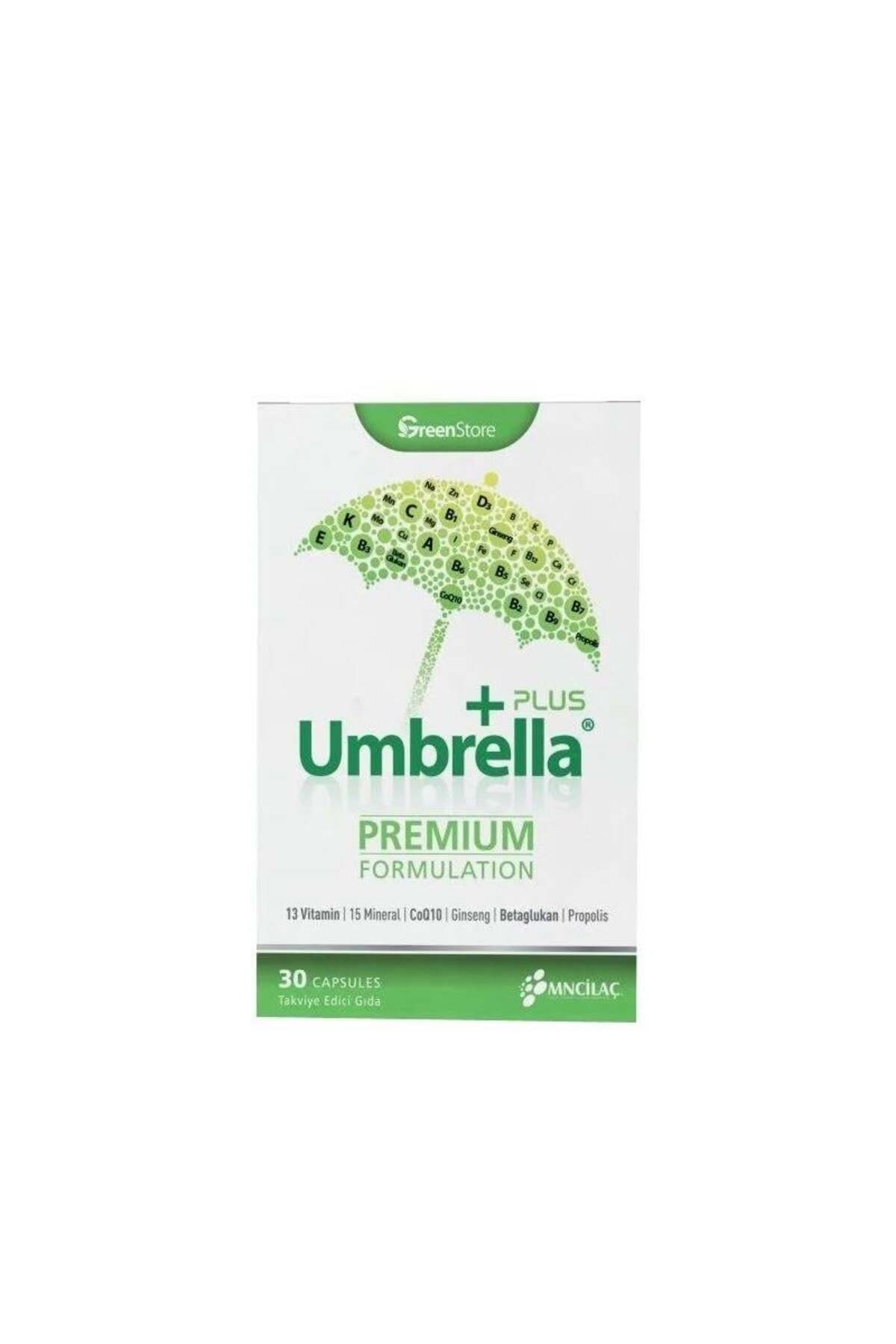 Green Store Umbrella+ Plus Premium Formulation 30 Kapsül - Fiyatı ...