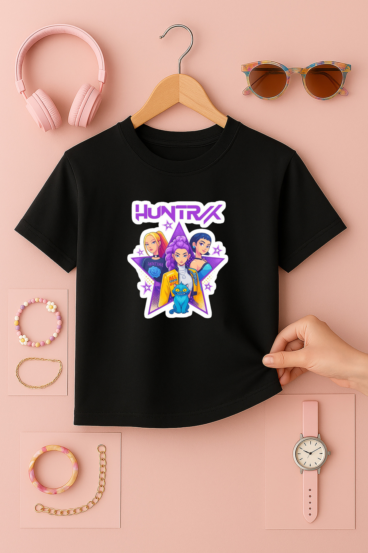 BLITZ ISTANBUL Μπλουζάκι για κορίτσια με στάμπα Kpop Demon Hunters ...