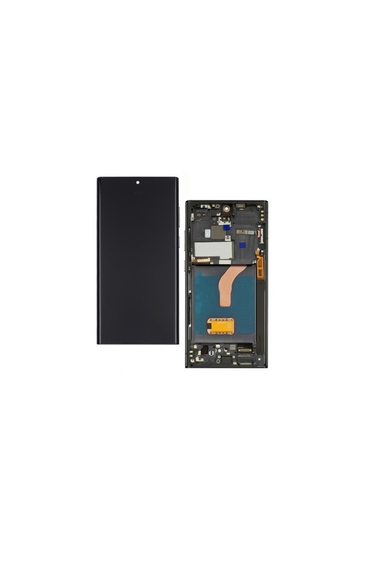 OEM Samsung Uyumlu S908 S22 Ultra Lcd Ekran Kasalı OLED - Siyah ...