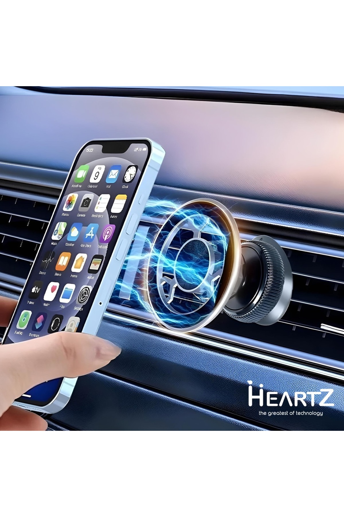 HEARTZ CXP 041 Vakumlu Araç İçi Telefon Tutucu | Güçlü Sabitleme, 360 ...