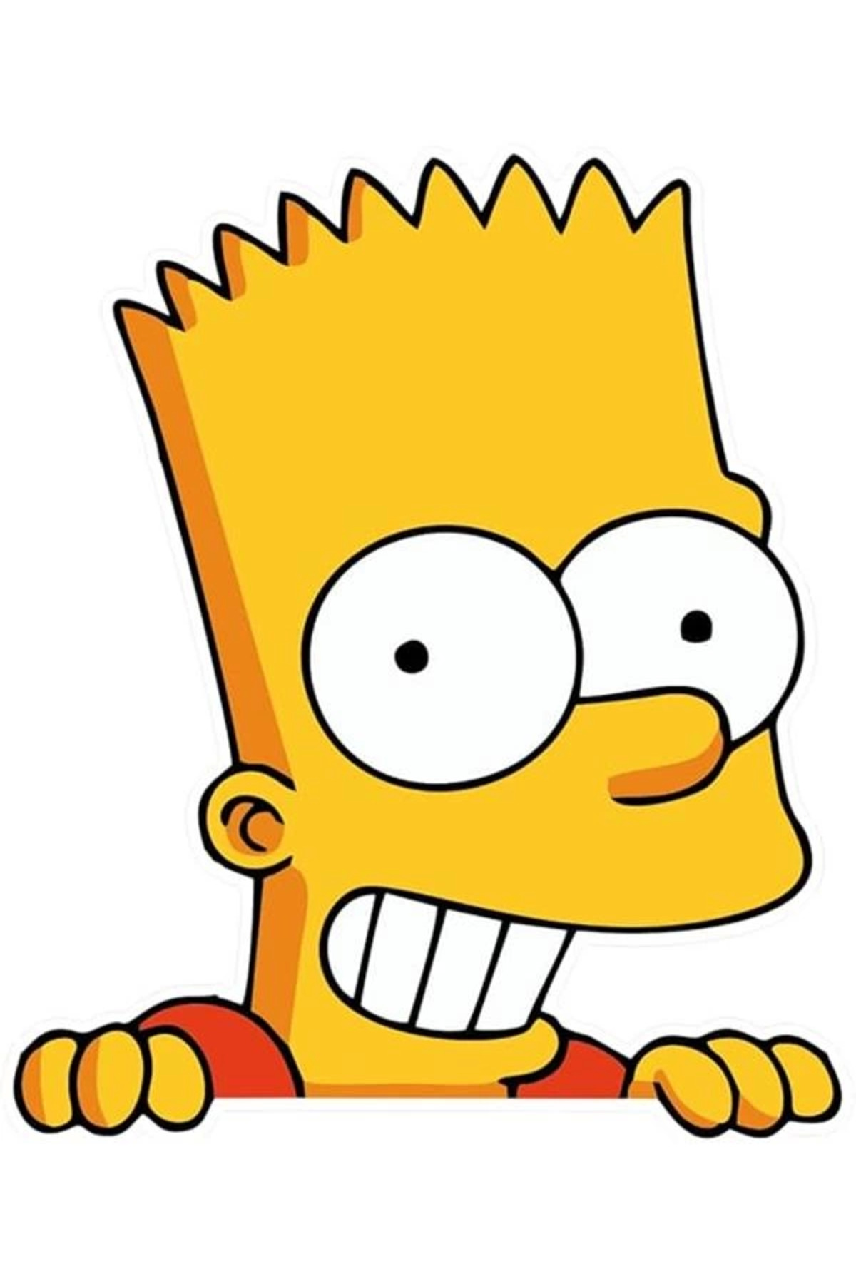 slmbutiq 11 x 9,5 cm Bart Simpson Sticker Araba Laptop Oto Motor ...