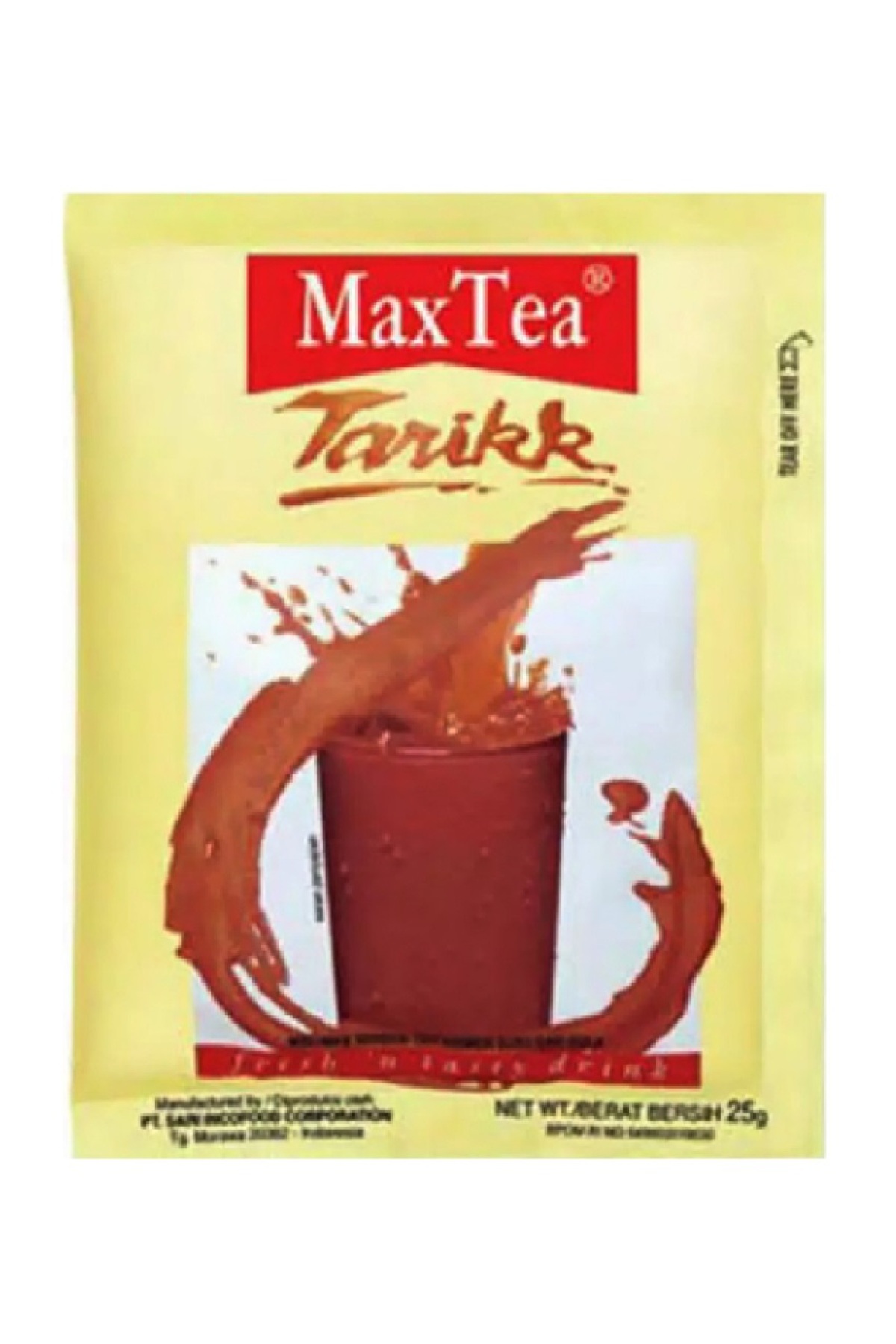 MAX TEA TARIKK 25 g Instant Teh Tarik Milk Tea Premium Indonesian Teh ...