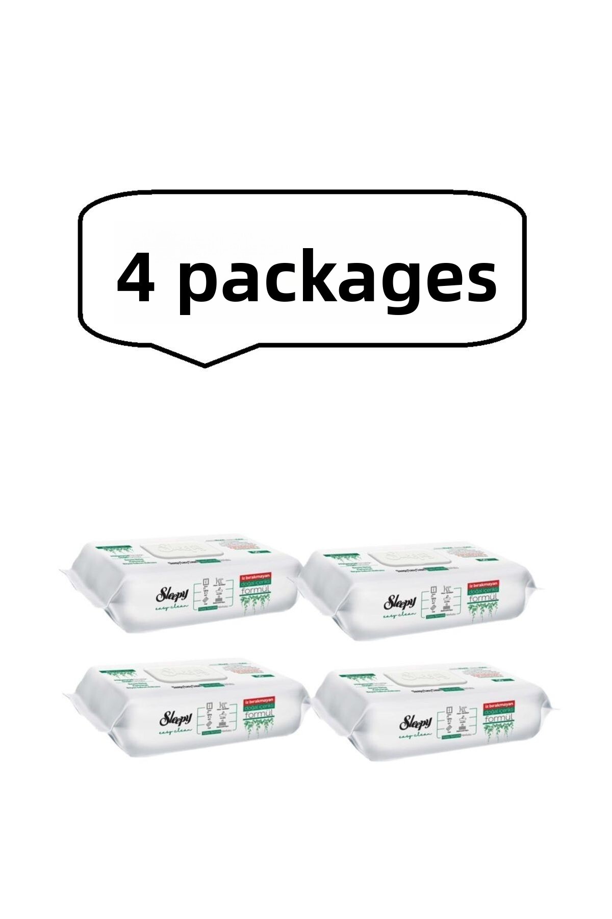 Sleepy GENERAL CLEANING WET WIPES 100 PACK 4 PACK 400 SHEETS- Trendyol