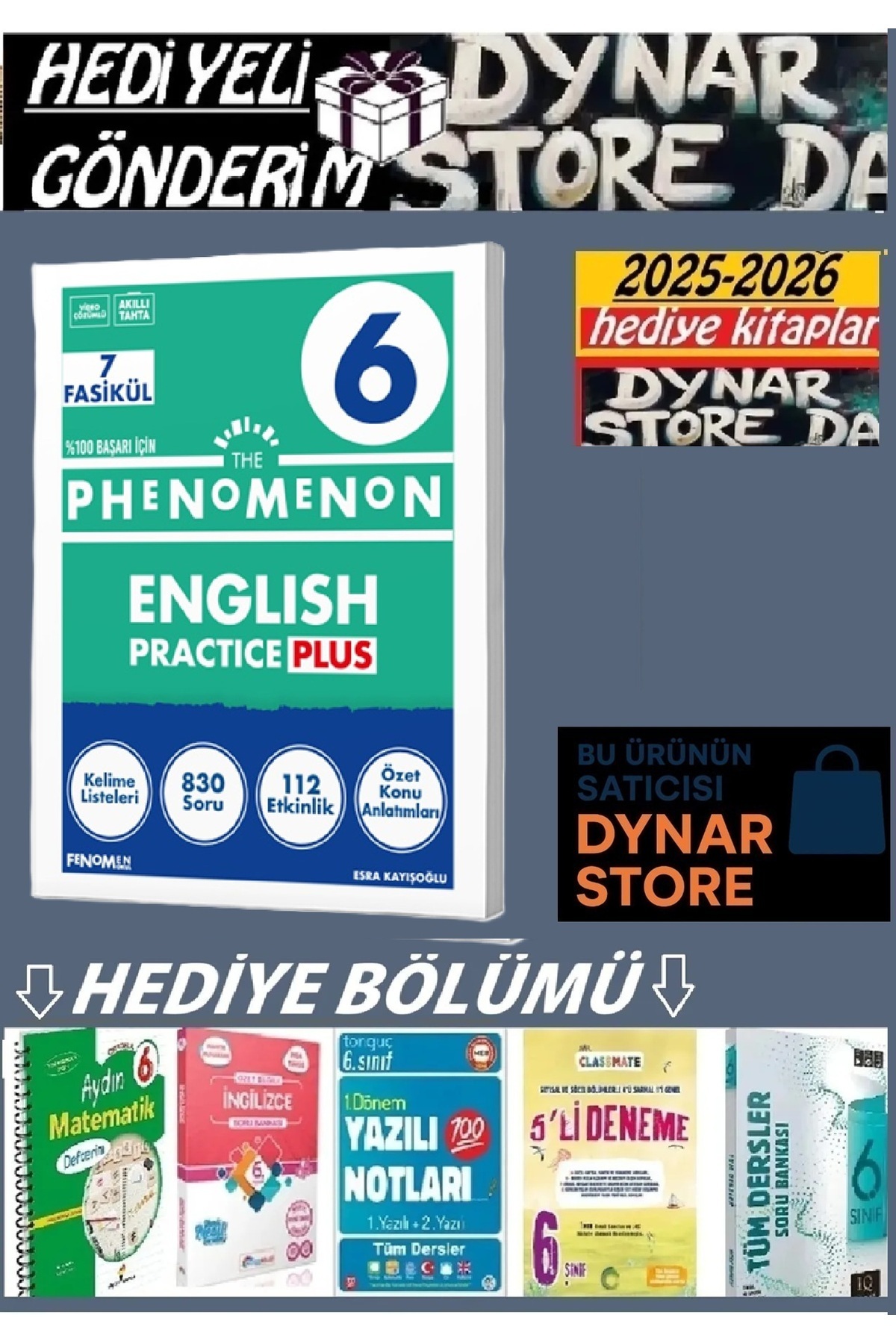 Fenomen Yayıncılık FENOMEN 6.SINIF THE PHENOMENON ENGLISH PRACTICE PLUS ...