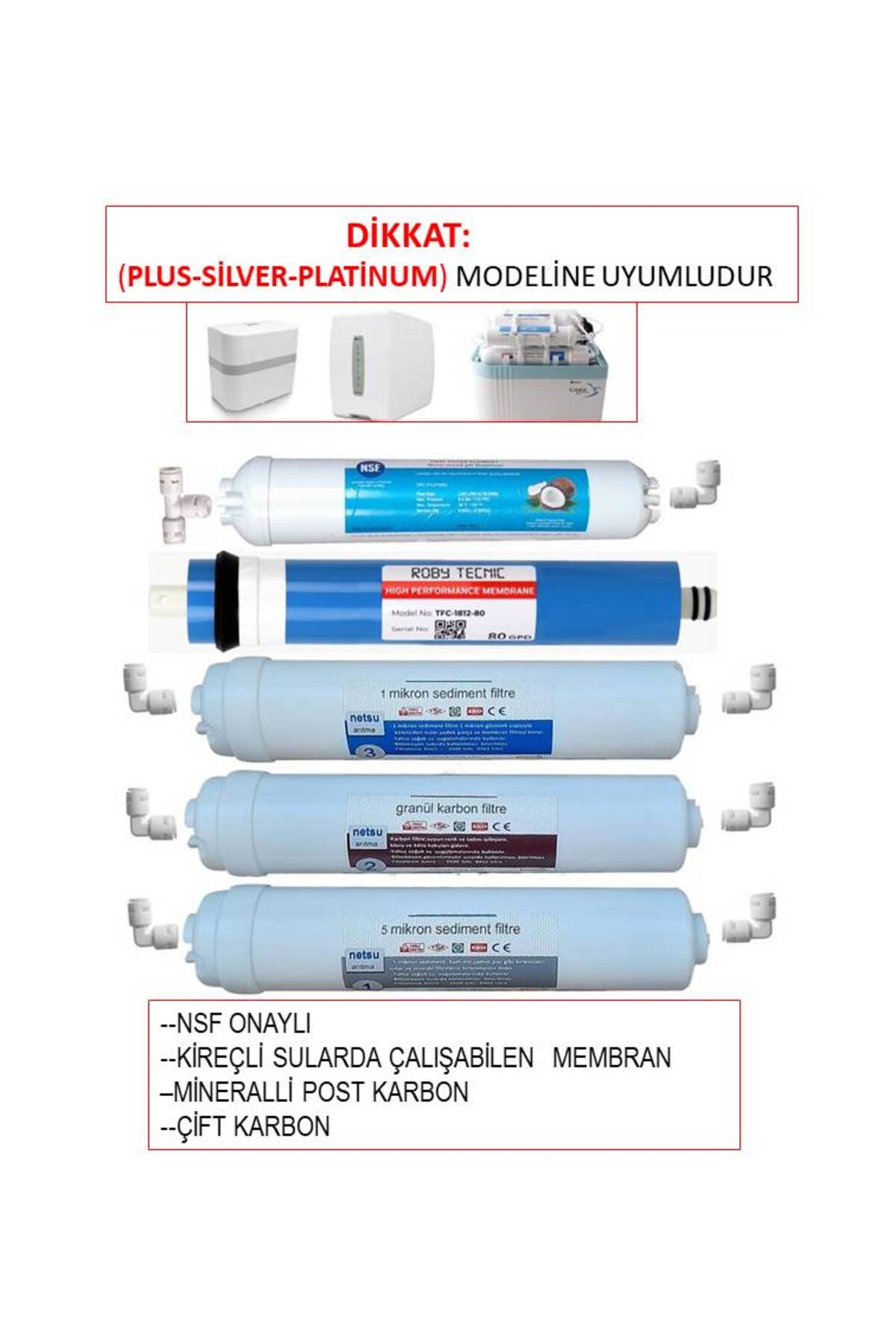 netsu arıtma İhlas-Cebilon Aura -Silver-Plus-Platinum Uyumlu Su Arıtma ...