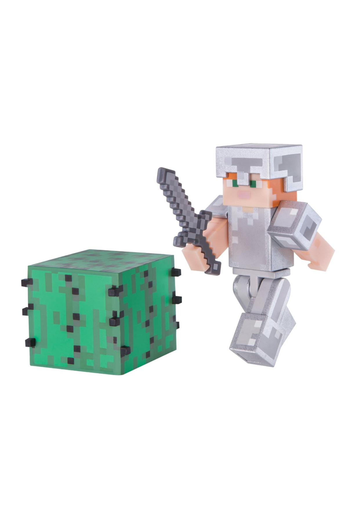 Minecraft x Reserved 3-Inch Action Figure - Alex in Iron Armour Pack ...