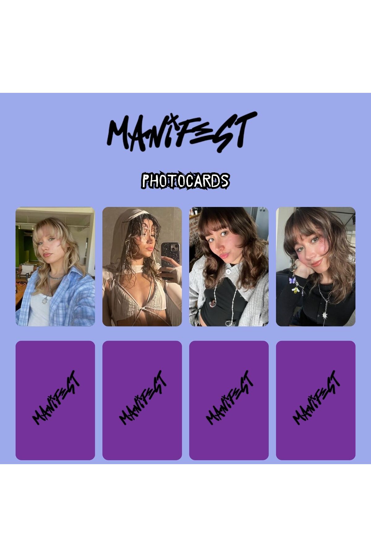 Kpop D nyasi MANIFEST Hilal Photocards Set 2 Fiyat Yorumlar 