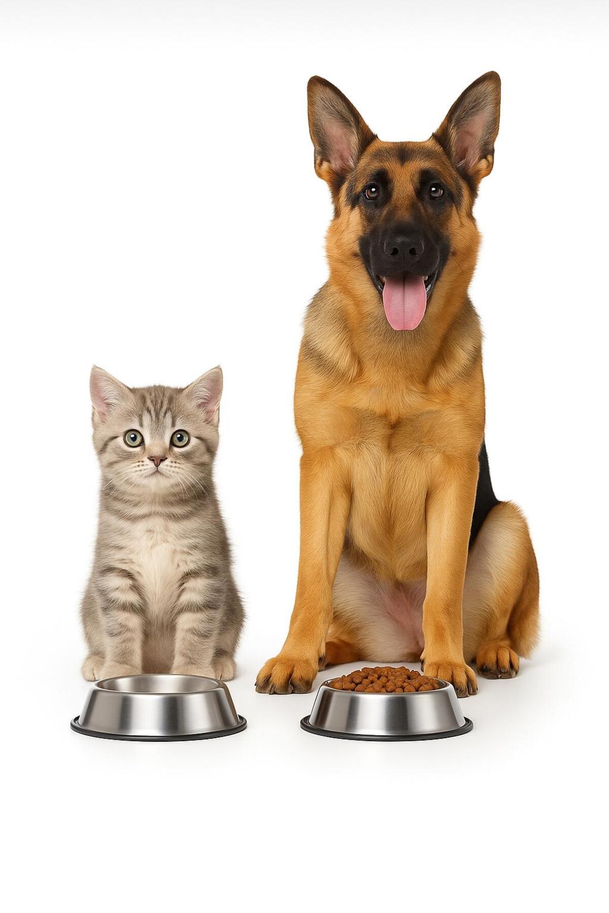 PATICOOL Paslanmaz Çelik Kaydırmaz Taban Köpek Mama ve Su Kabı | 26 cm ...