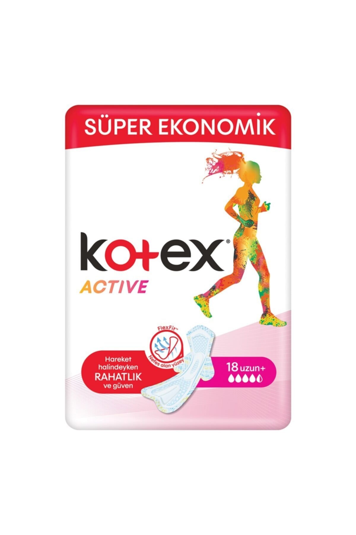 Kotex Hijyenik Ped Active Süper Ekonomik Uzun 18'li Fiyatı, Yorumları - Trendyol