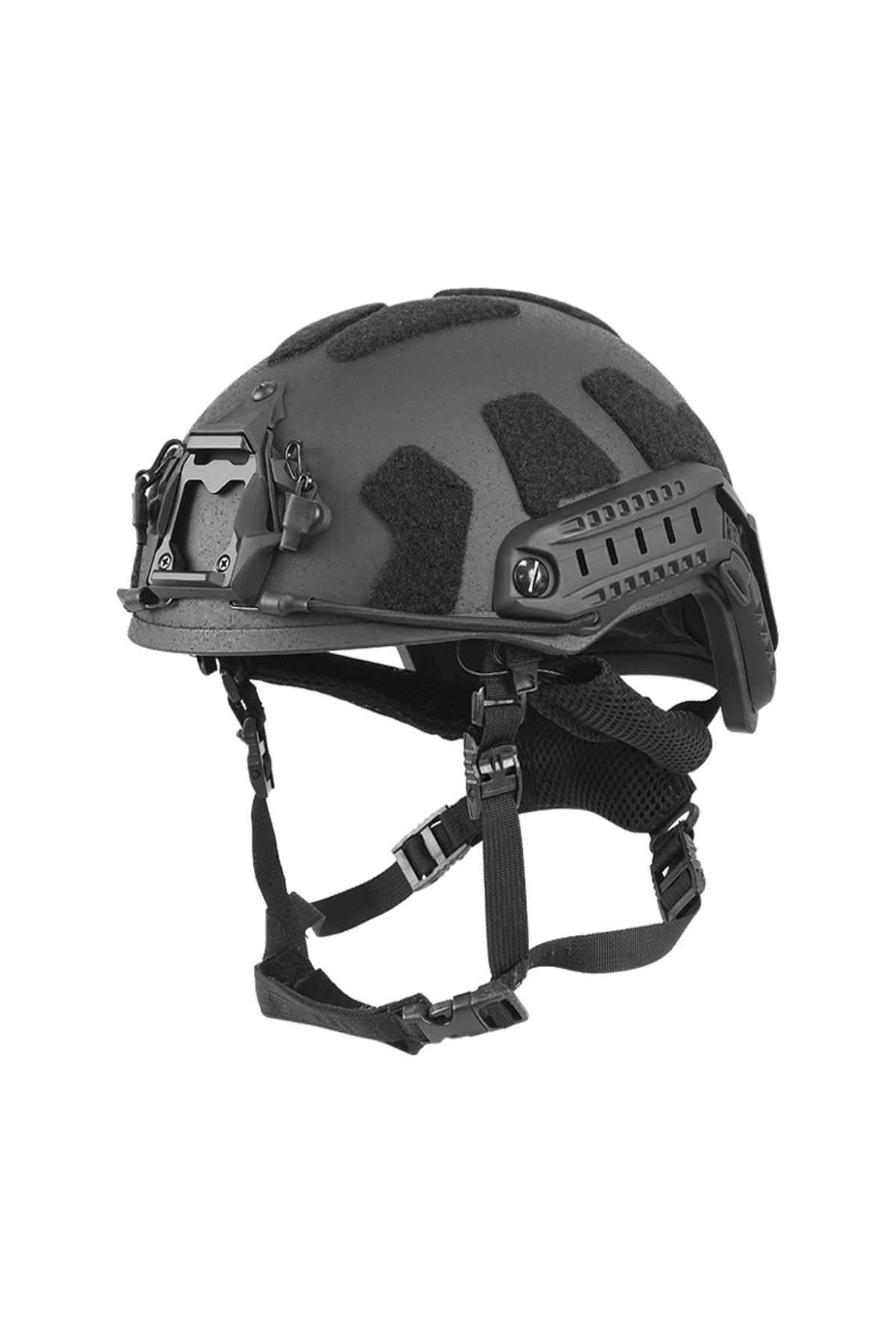 Choice Black BOOIU Tactical Helmet FRP Velcro Ballistic Helmet High Cut ...