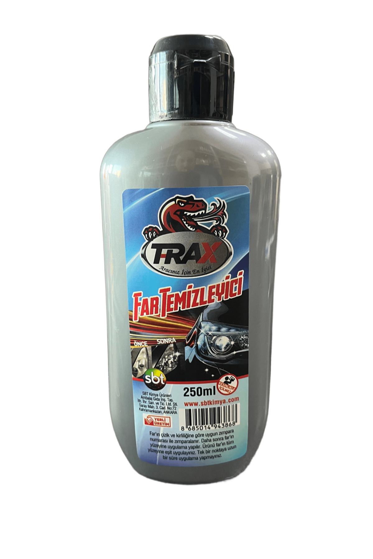 TRAX - Oto Far Temizleyici - Stop Temizleyici - Cila - 250 ml - Fiyatı ...