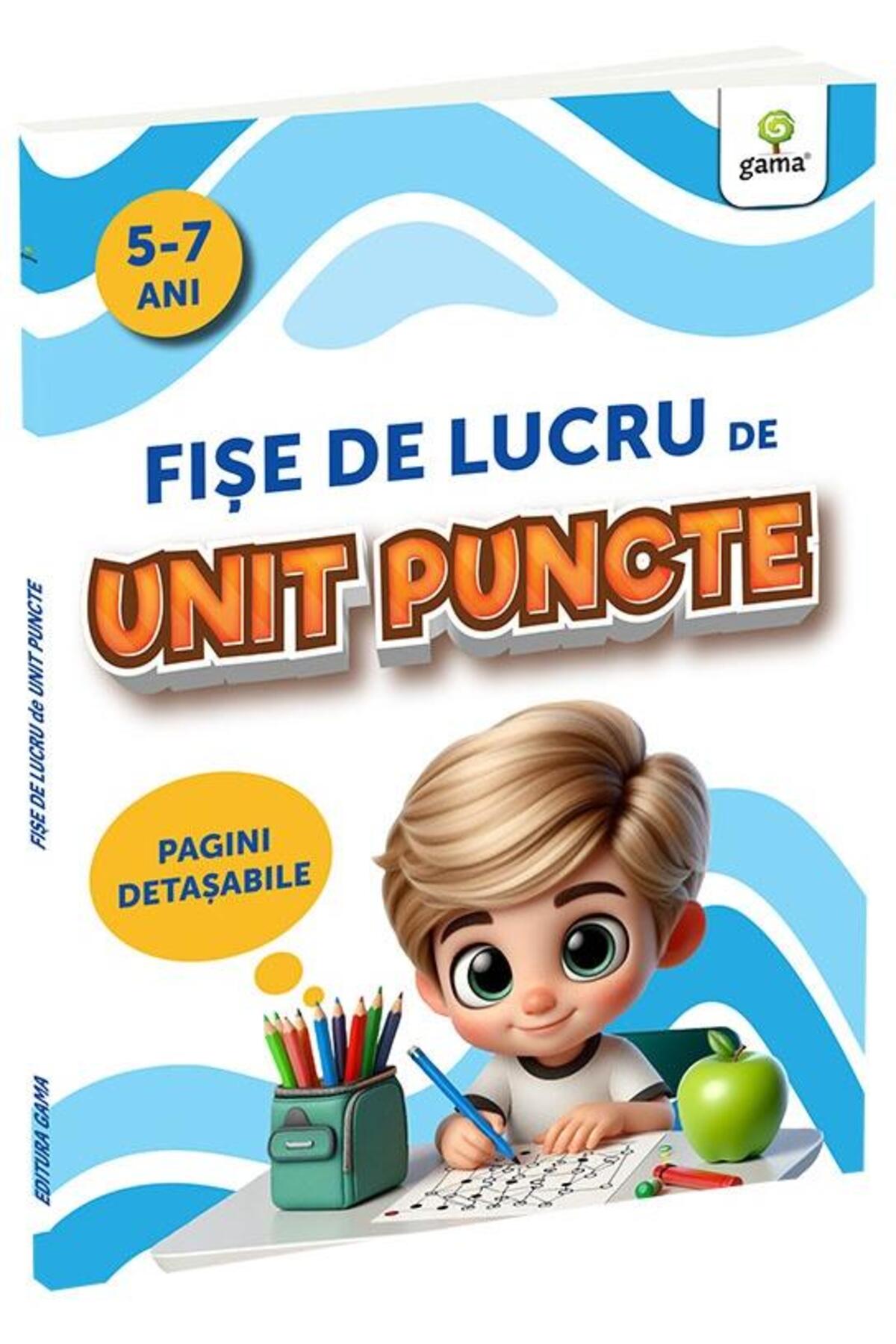 Editura Gama Fise de lucru de unit puncte (5-7 ani)- Trendyol