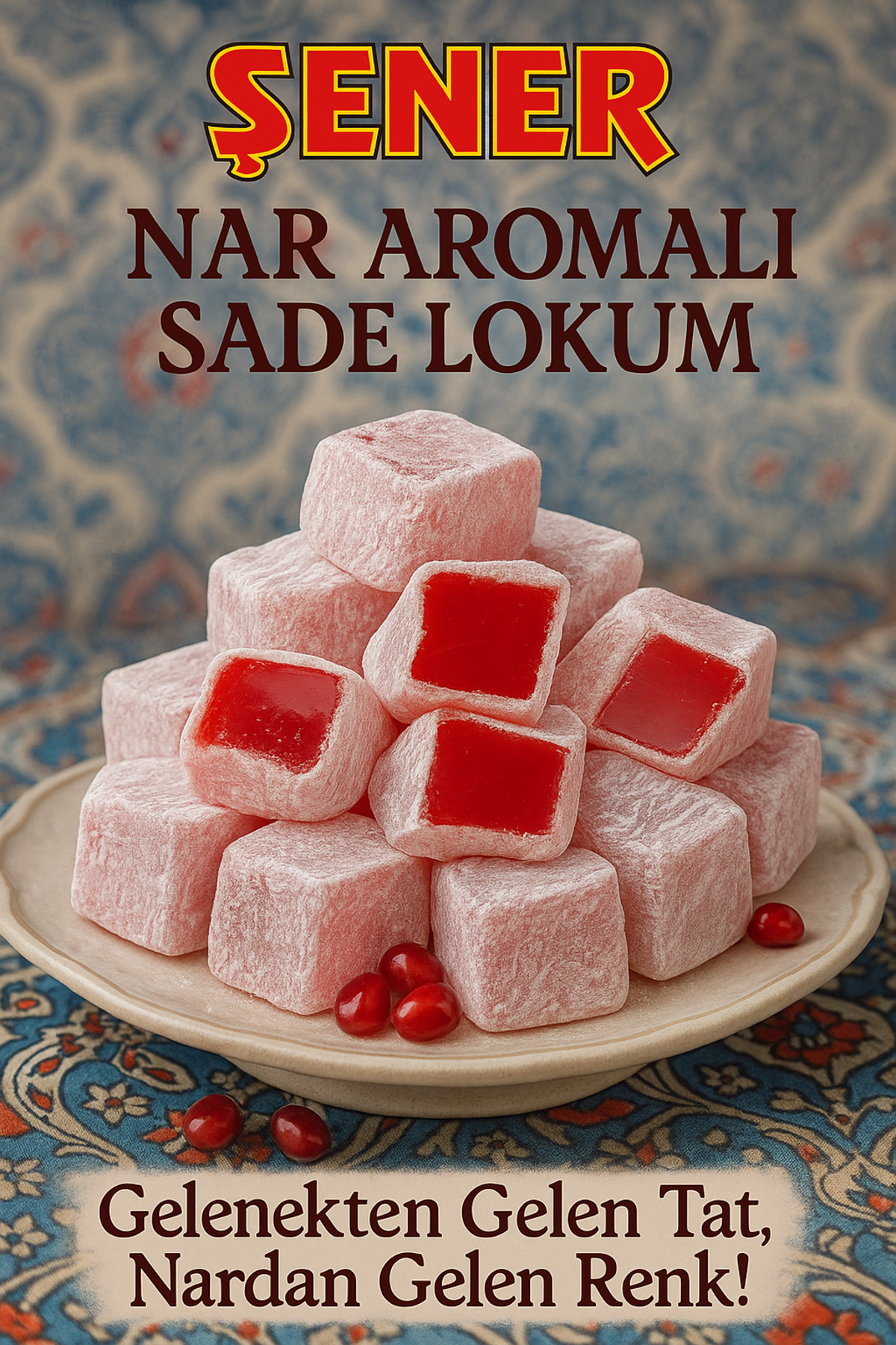 Şener NAR AROMALI SADE LOKUM 500 GR - Fiyatı, Yorumları