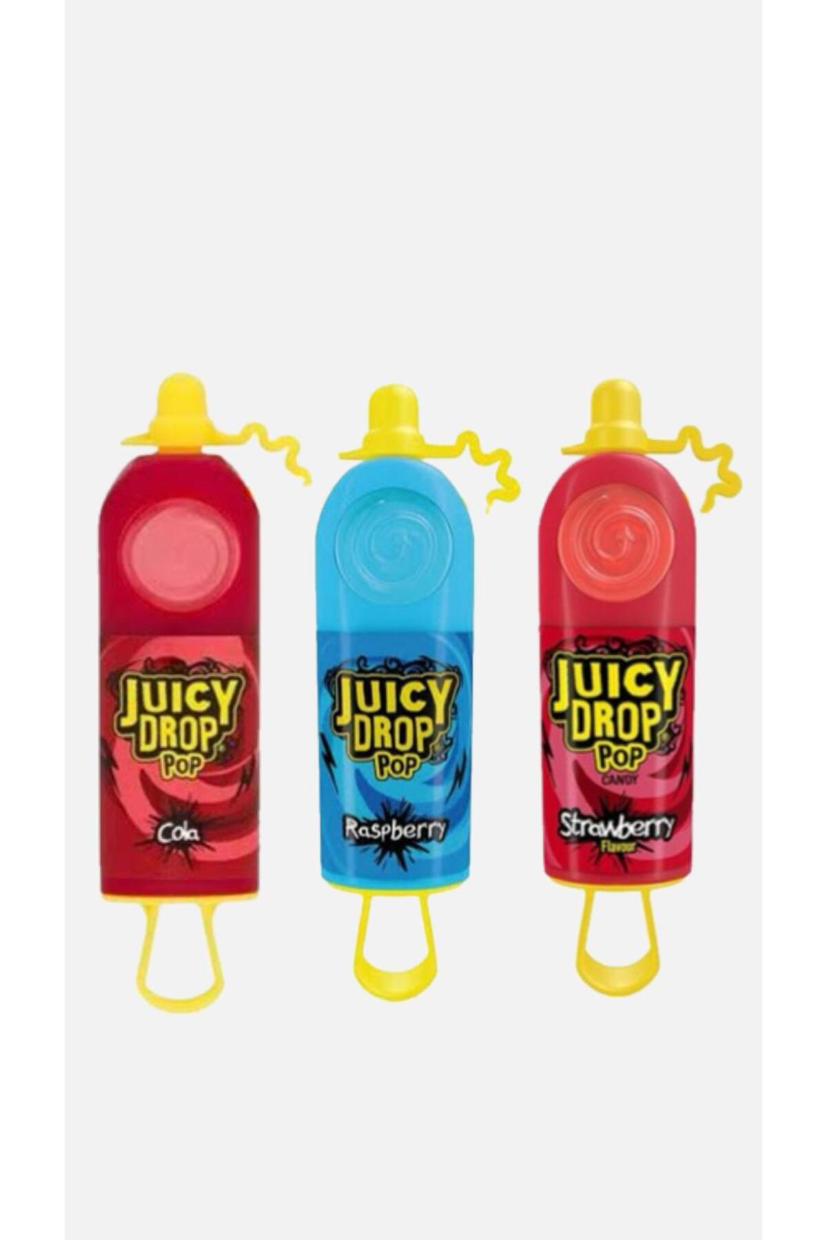 Juicy Drop pop (Raspberry , Cola , Strawberry) 26gr * 3 adet - Fiyatı ...