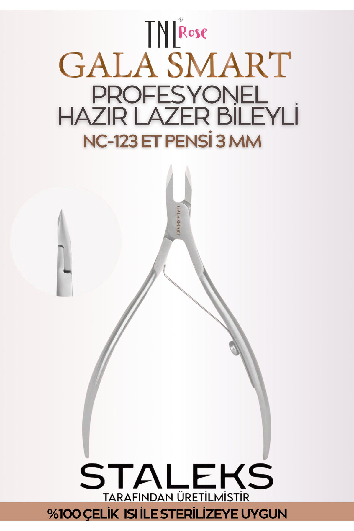 gala smart NC-123 Profesyonel Kütikül Et Pensi Manikür Pens 3mm ...