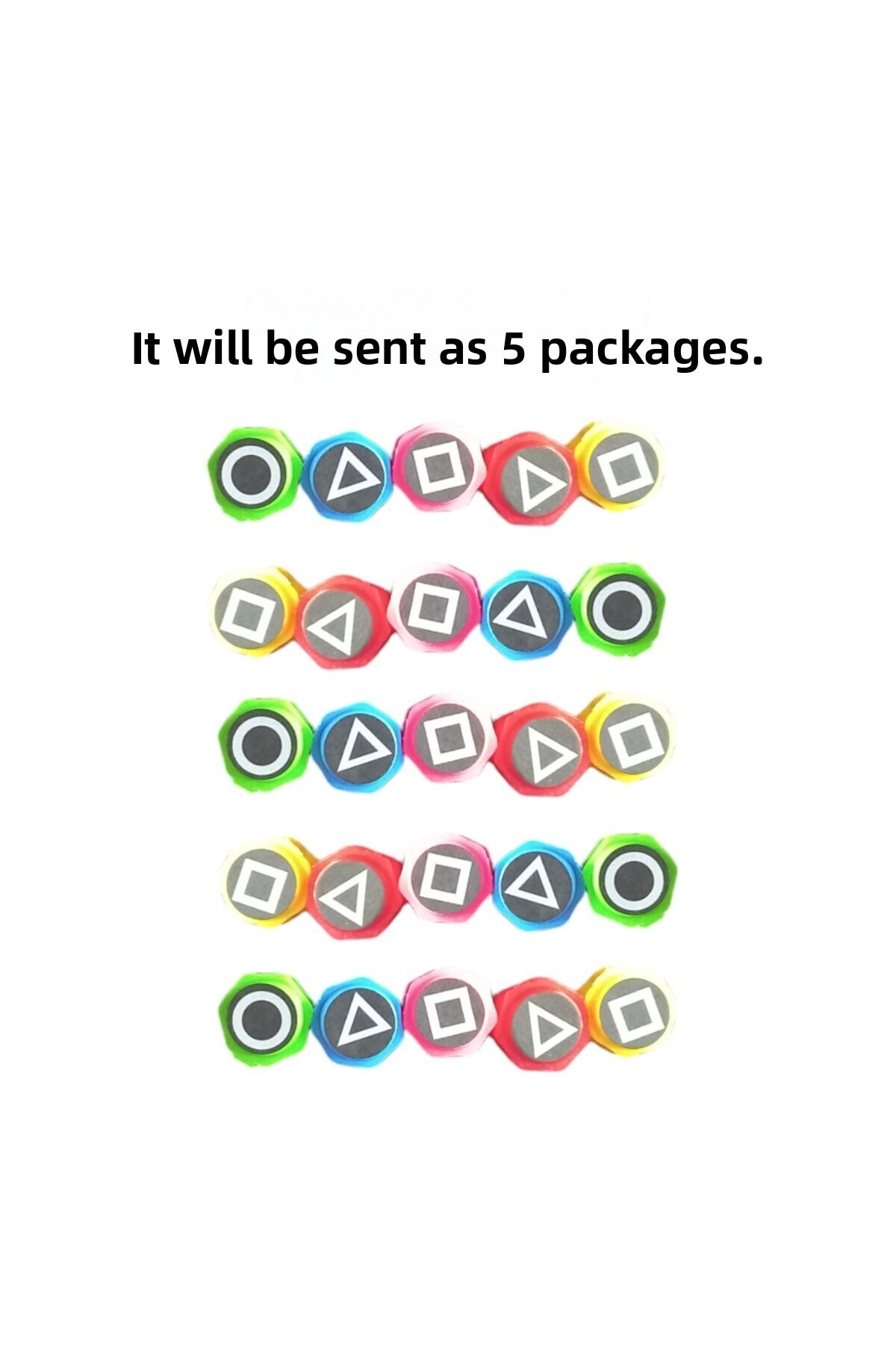 RedroX 5 Pack Squid Game Gonggi Stone Game – Traditional Korean Game (5 ...