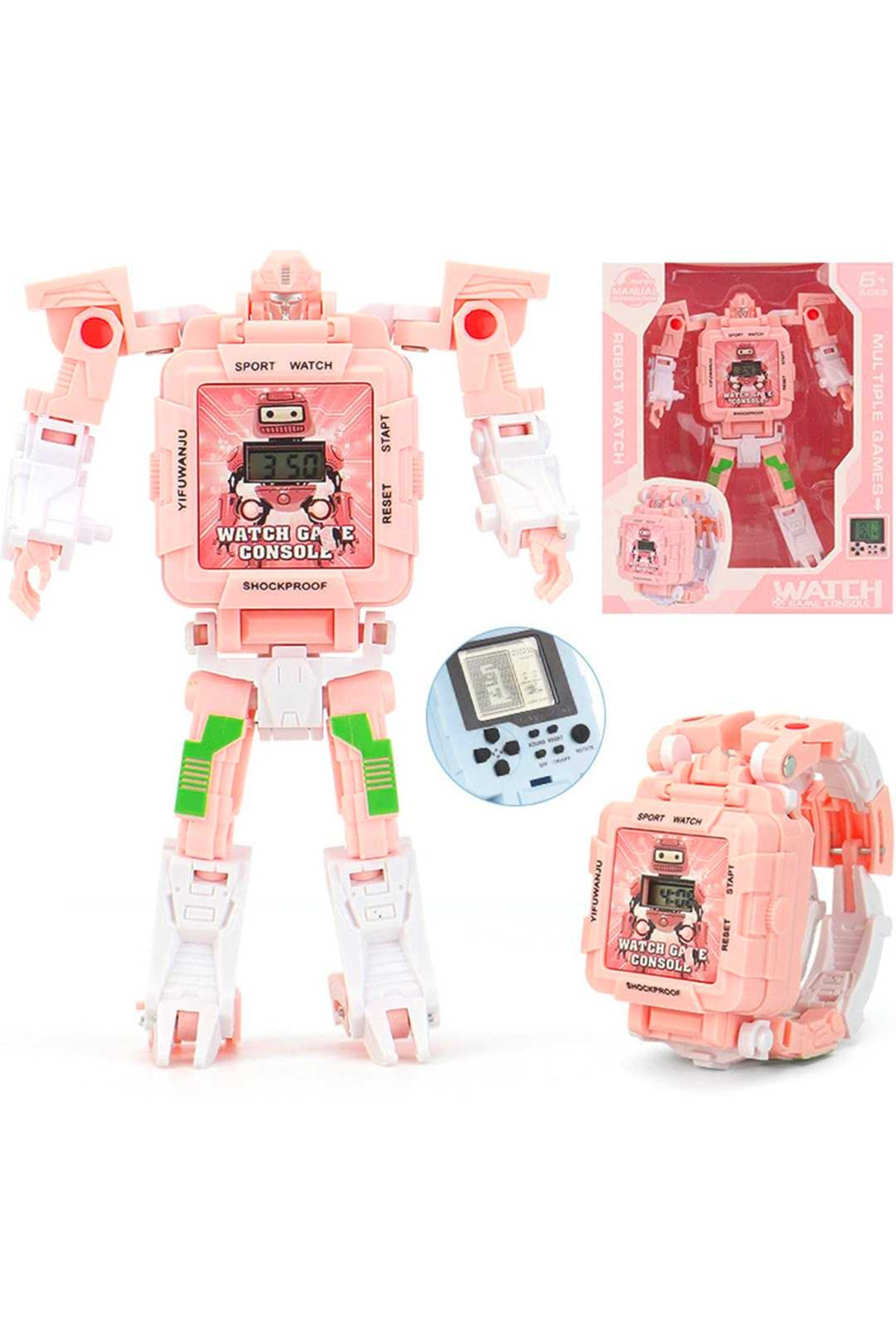 Art Tone BAŞEL TETRİS OYUN KONSOLU ROBOT SAAT 037 WATCH GAME CONSOLE 6 ...