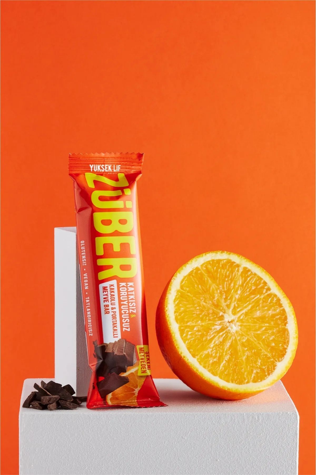 Züber Kakaolu ve Portakallı Meyve Bar 40g x 36 | Şeker İlavesiz Doğal ...