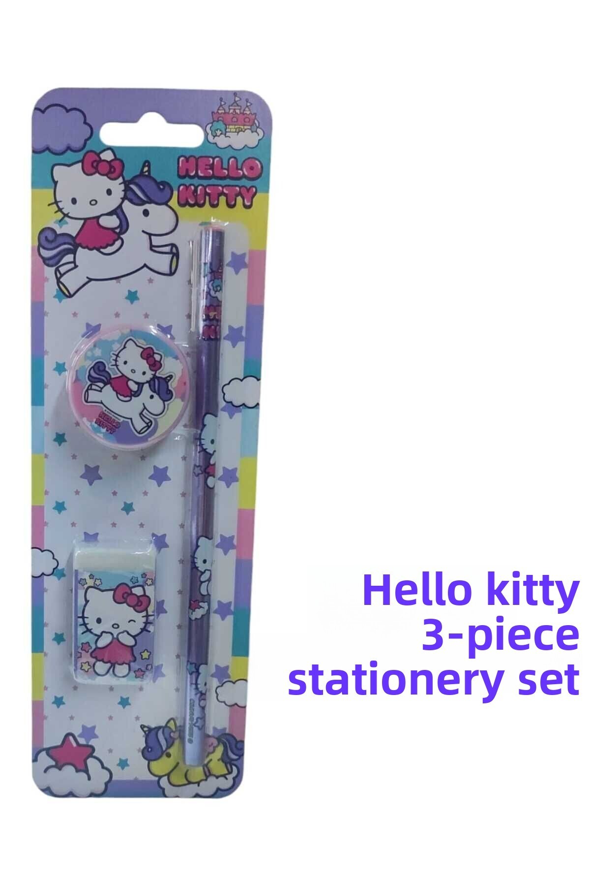 Hello Kitty Hello Kitty - 3 Piece Stationery Set Color Chart- Trendyol