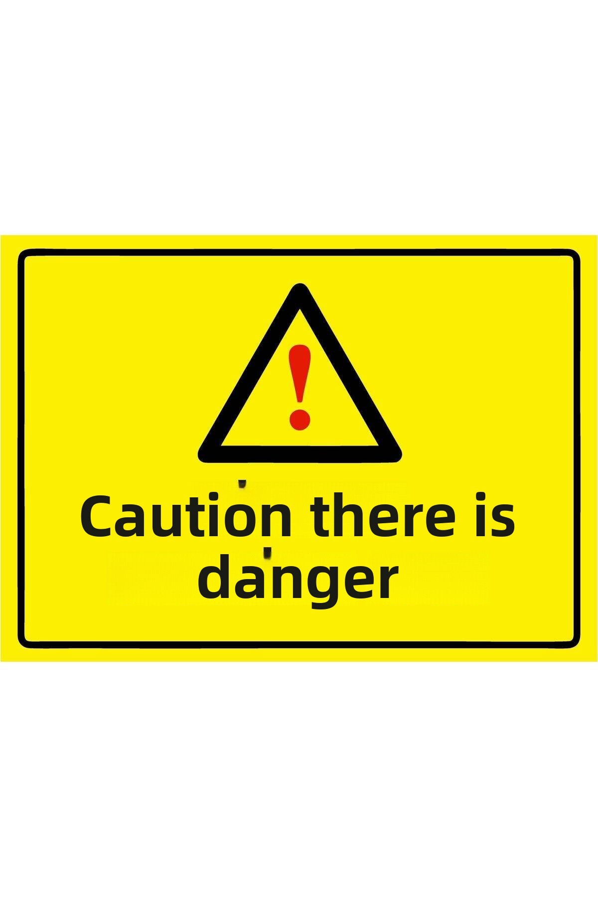 BBO REKLAM Caution Danger Warning Sign Reflector 35X50 cm- Trendyol