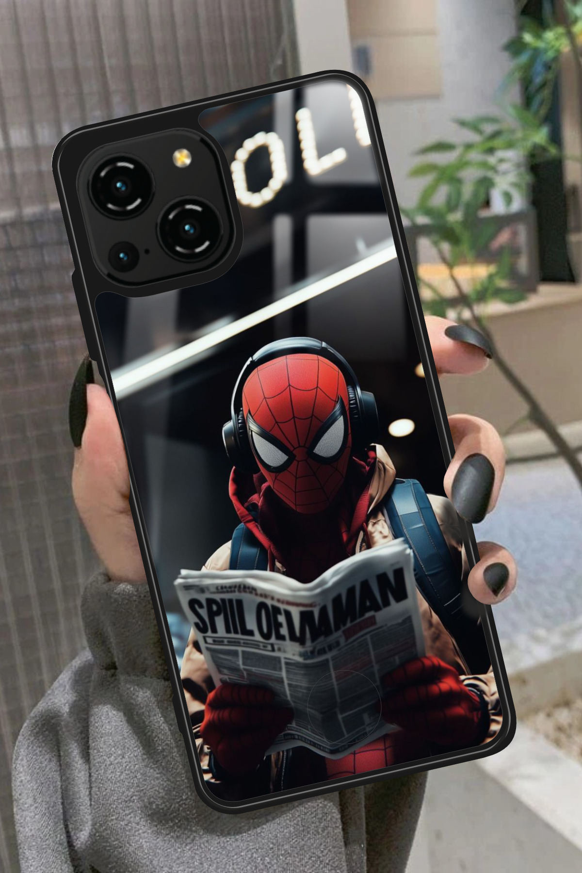 Reeder S23 Pro Max Uyumlu Örümcek Adam Tasarımlı Glossy Premium Kılıf ...