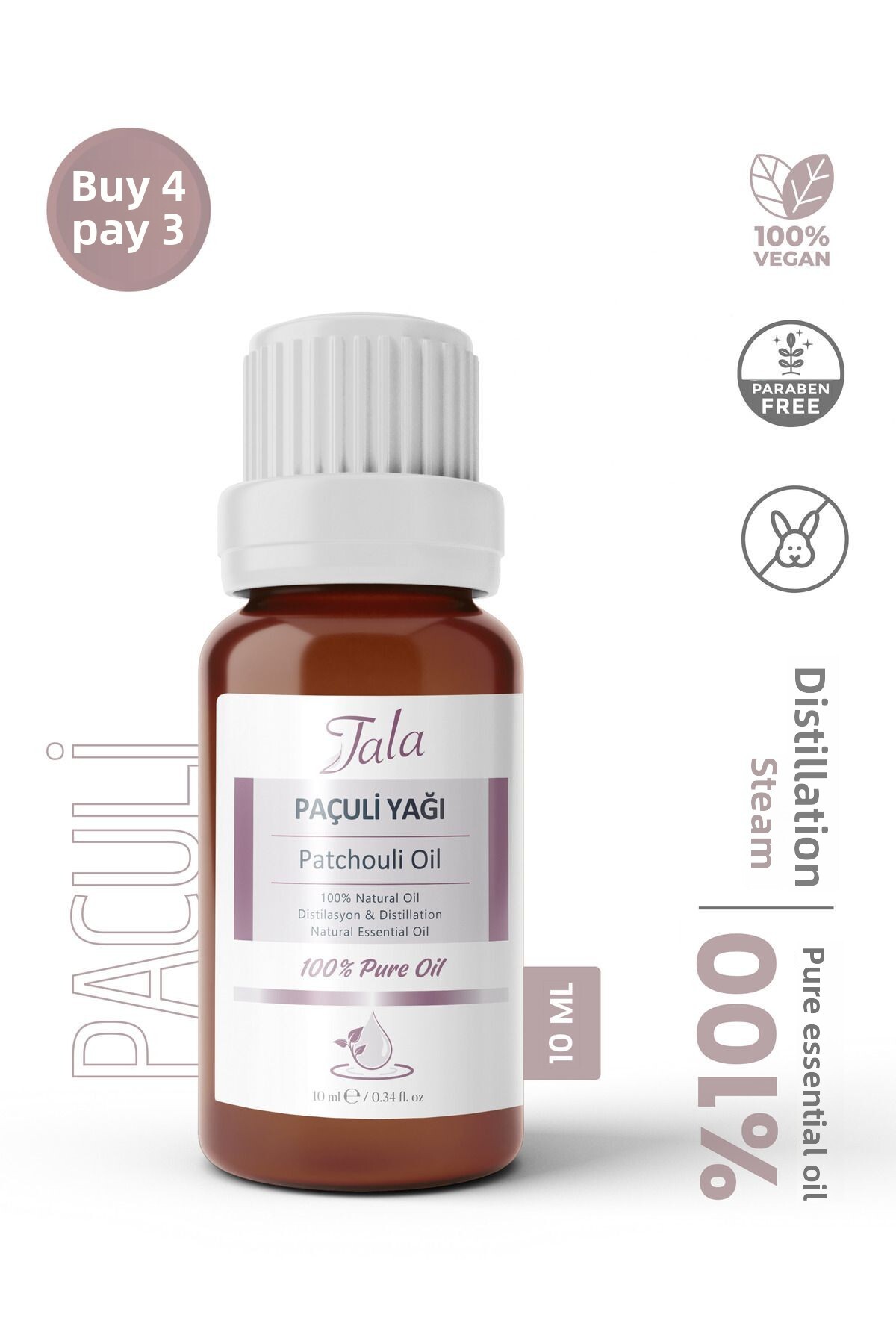 Tala Patchouli Essential Oil 100% Pure and Natural 10 ml- Trendyol